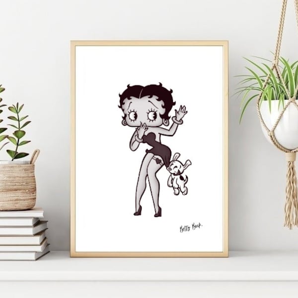Betty Boop Poster - Etsy