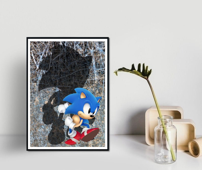 Sonic the Hedgehog Print/poster Video Game Wall Art - Etsy