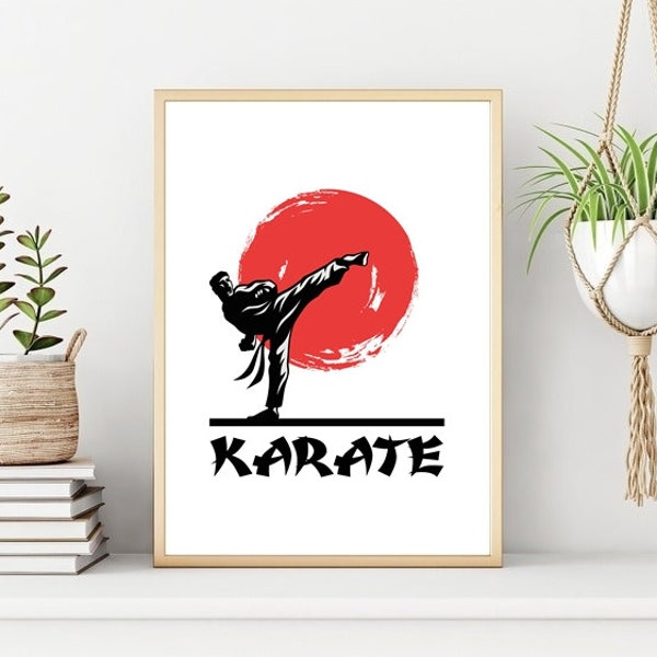 Karate Poster - Etsy
