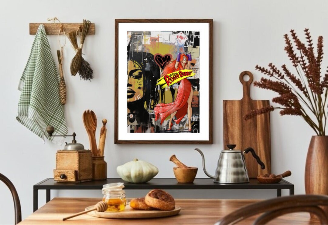 Who Framed Roger Rabbit Graffiti Poster/print, Classic Cartoon ...