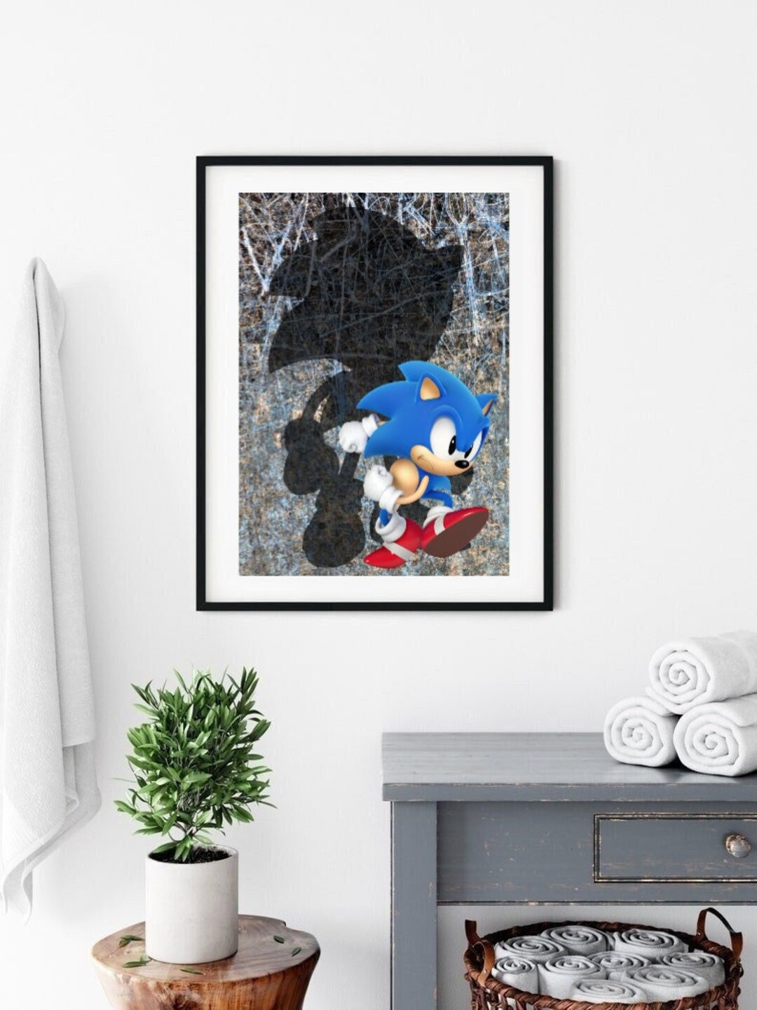 Sonic the Hedgehog Print/poster Video Game Wall Art - Etsy