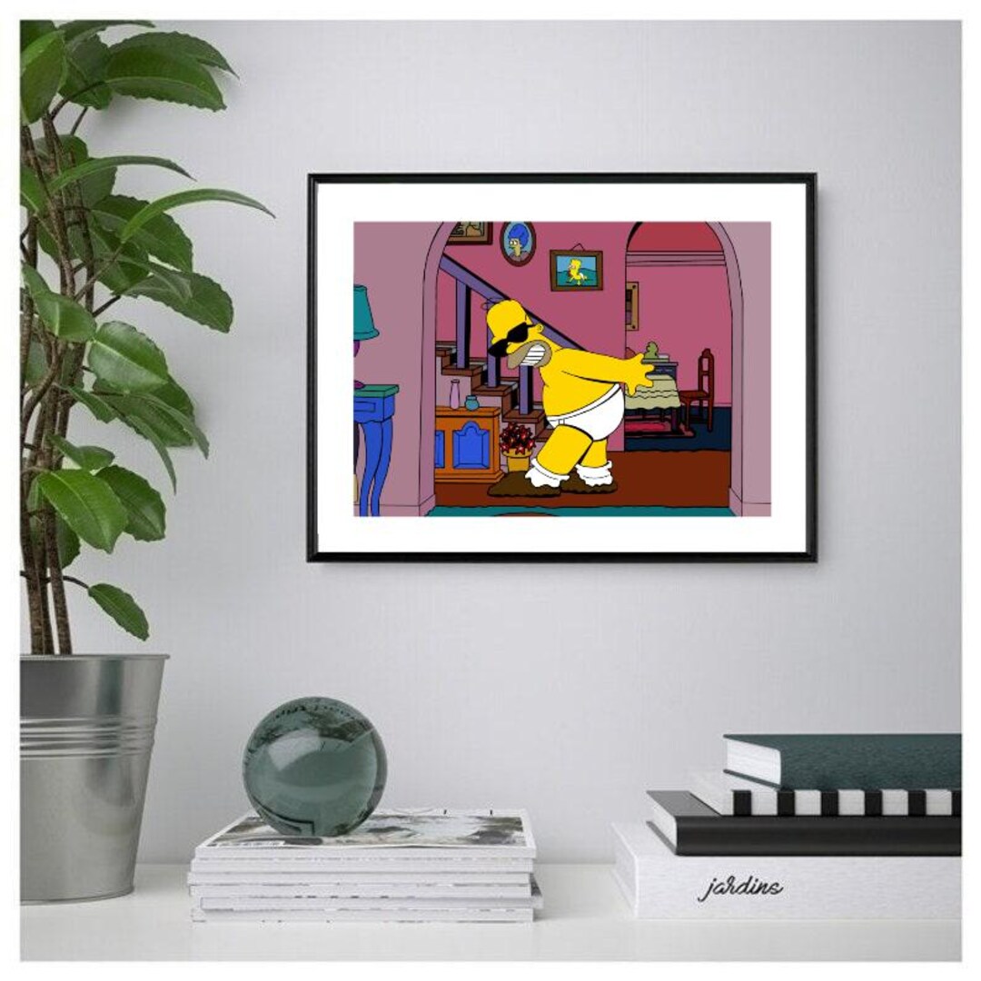 The Simpsons Poster/print, Classic Comic/cartoon Wall Print, Printable ...