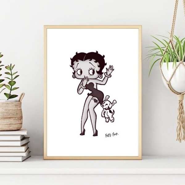 Betty Boop Poster - Etsy