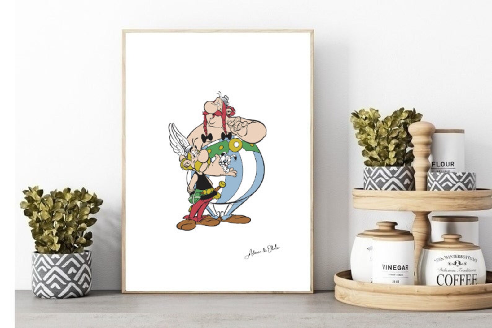 Asterix, Obelix & Dogmatix Print/poster, Classic Comic Book Character ...