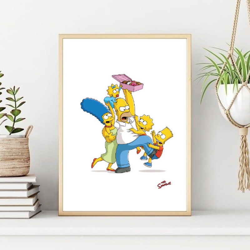 Simpsons Poster - Etsy UK