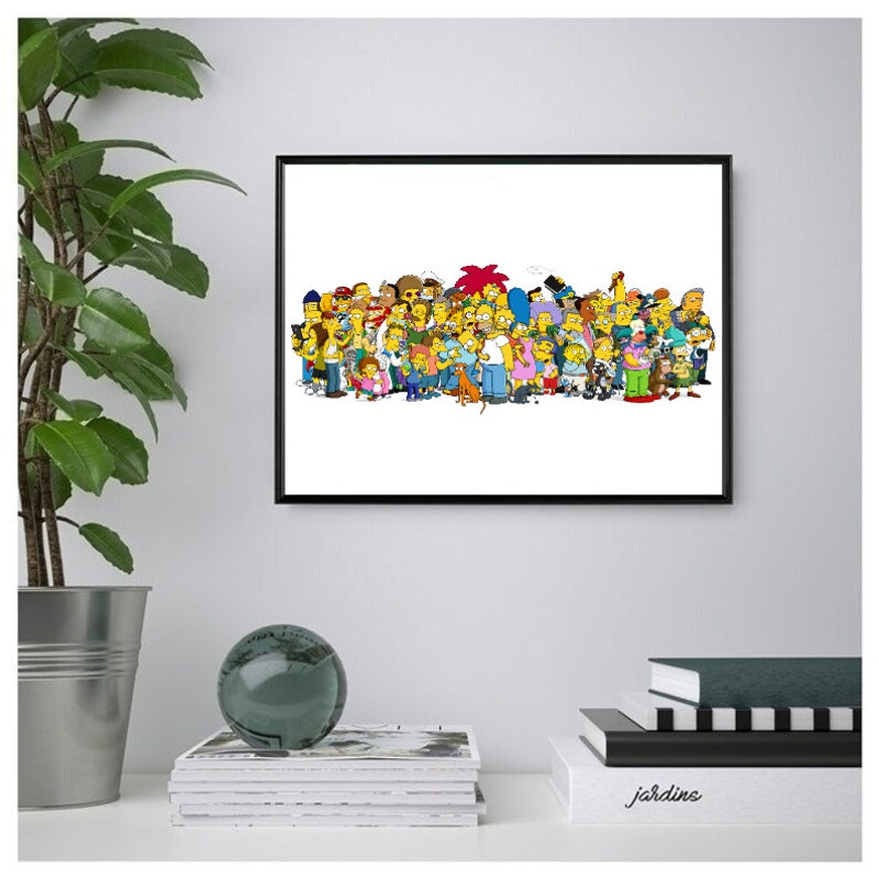 Simpsons Poster - Etsy UK