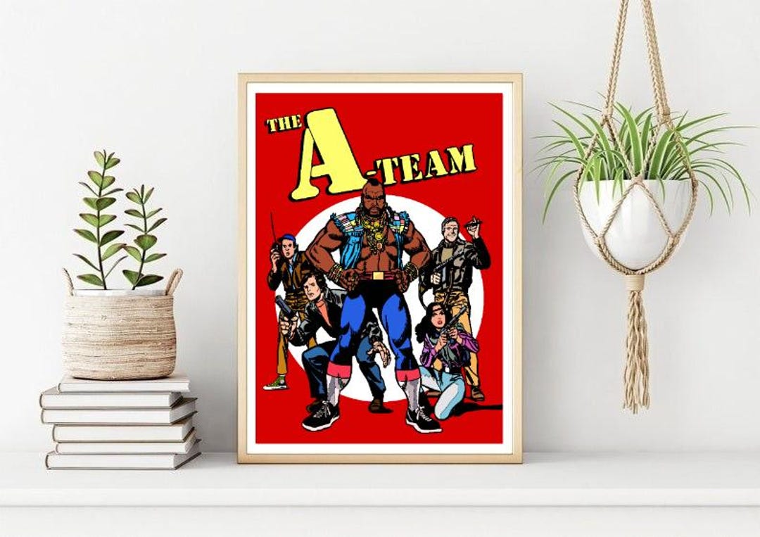 80s A-team TV Poster: Retro Wall Art (digital Download) - Etsy