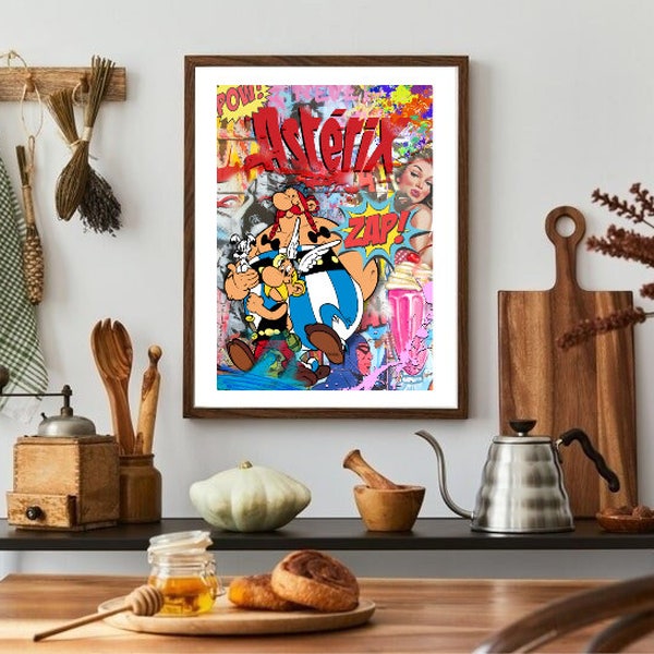 Astérix Art - Etsy
