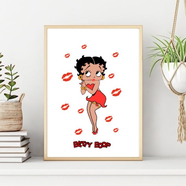 Betty Boop Poster - Etsy