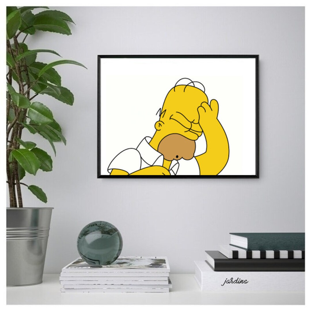 The Simpsons Poster/print, Classic Comic/cartoon Wall Print, Printable ...