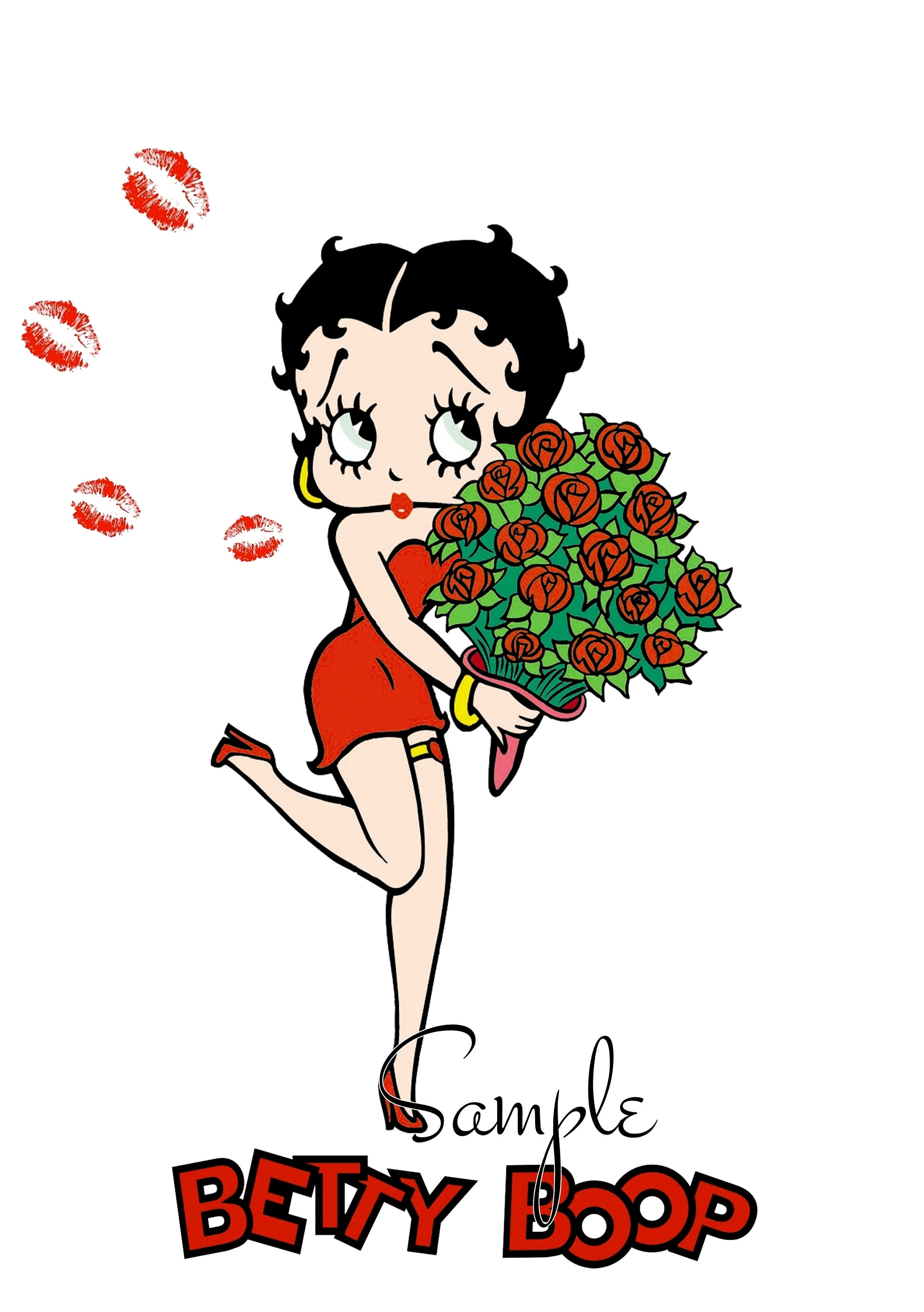 Betty Boop, Betty Boop Poster/print, Vintage Cartoon Character ...