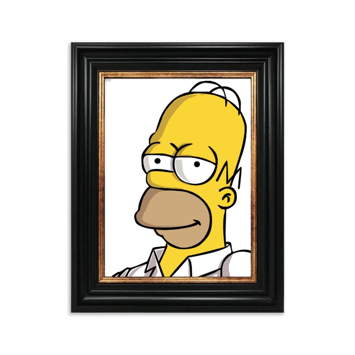 Homer Simpson Poster/print, Classic Comic/cartoon Wall Print, Printable ...