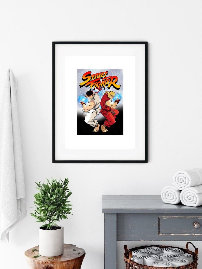 Retro Video Game Print/poster, Arcade Character Wall Print, Printable ...
