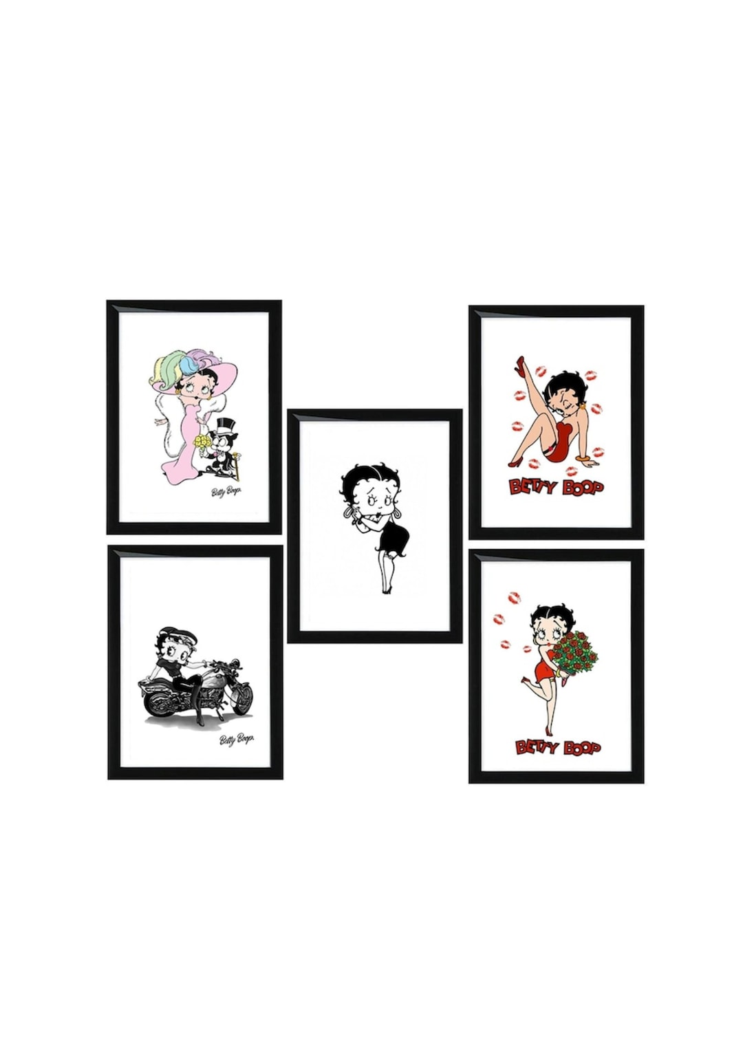 SUPER SPECIAL OFFER!!! Betty Boop A4 Posters/prints Bundle, Printable ...
