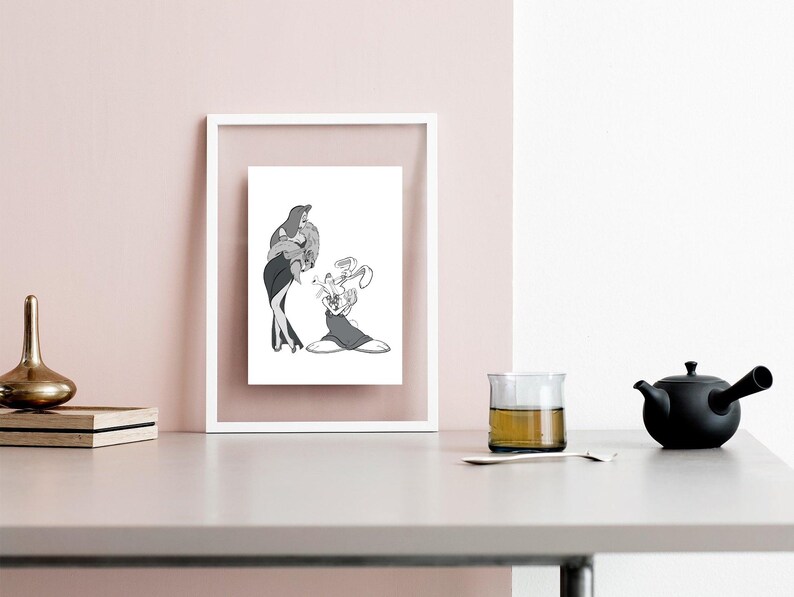Who Framed Roger Rabbit Poster/print, Jessica Rabbit Wall Print ...