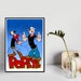Popeye Print, Popeye Poster, Classic Cartoon Character Wall Print ...