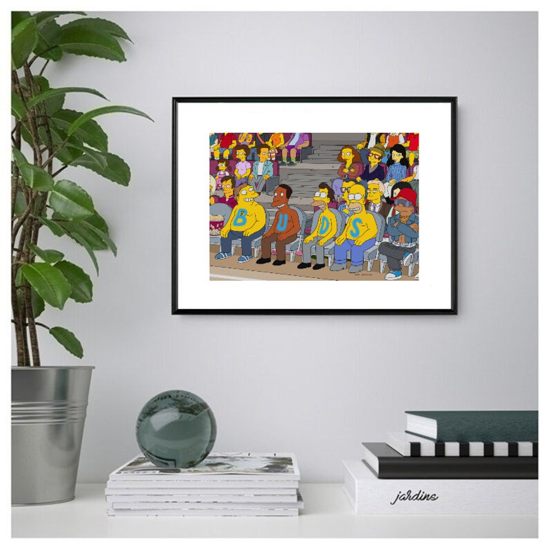The Simpsons Poster/print, Mancave Classic Comic/cartoon Wall Print ...