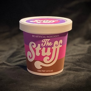 The Stuff Pint Container Movie Prop Dessert Horror 1985 VHS - Etsy