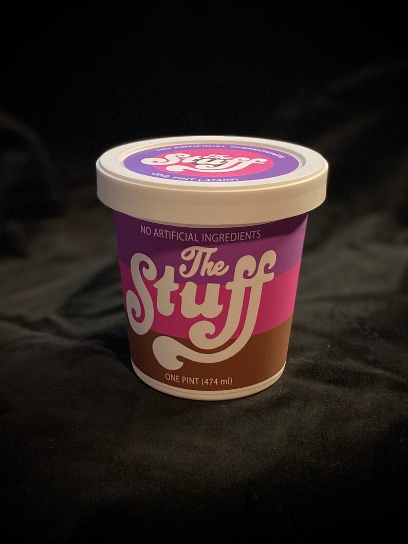 The Stuff Pint Container Movie Prop Dessert Horror 1985 VHS - Etsy