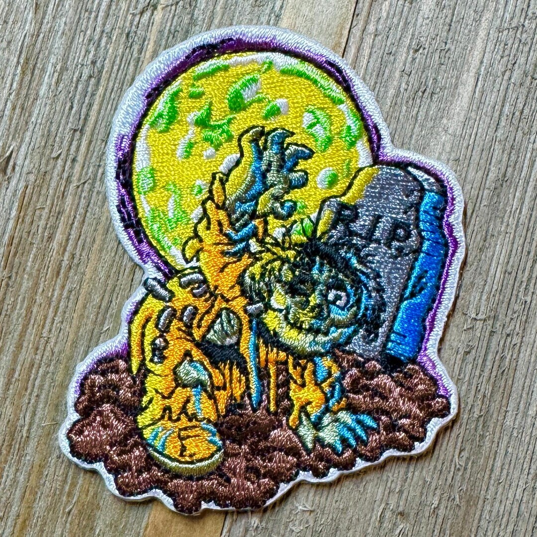 GPK Garbage Pail Kids Iron on Patch Dead Ted Jay Decay - Etsy