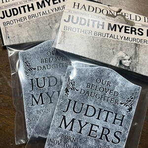 Halloween Judith Myers Tombstone Magnet Grave Michael - Etsy