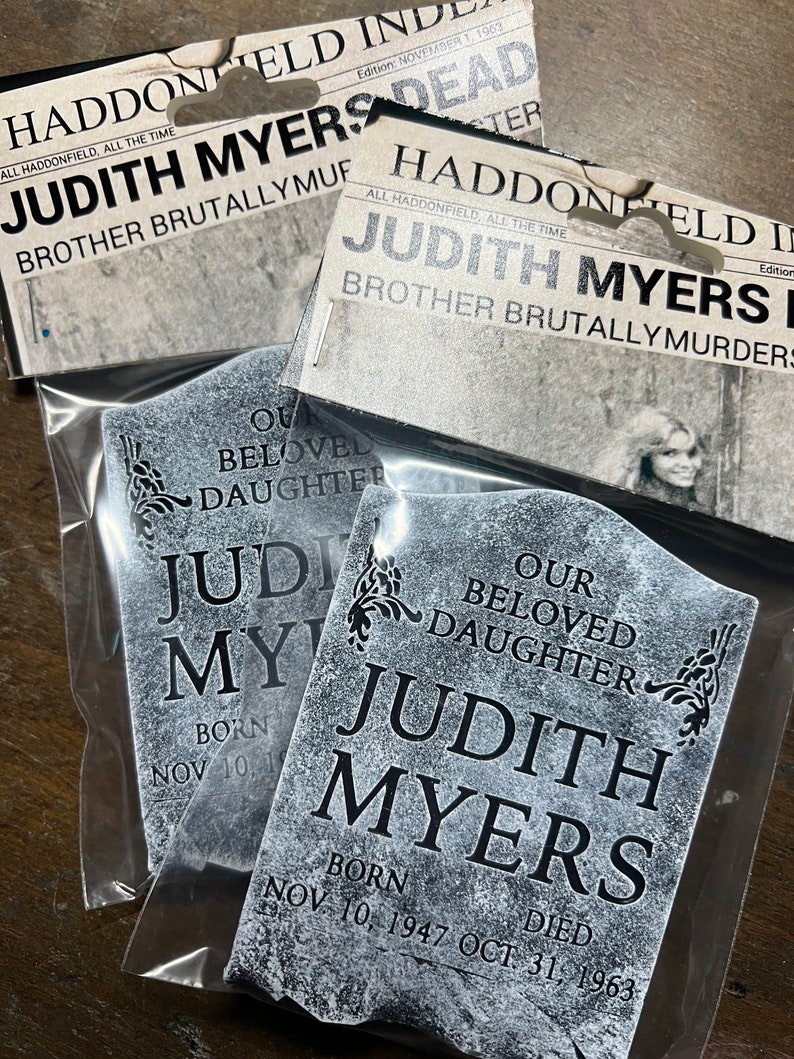 Halloween Judith Myers Tombstone Magnet Grave Michael - Etsy