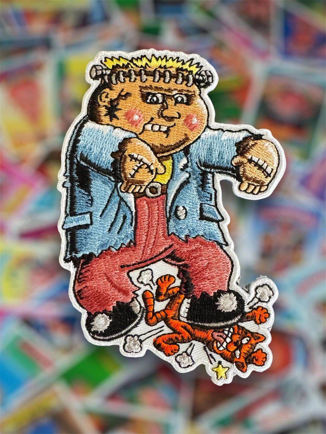 GPK Garbage Pail Kids Patch Frank N. Stein / Undead Jed - Etsy