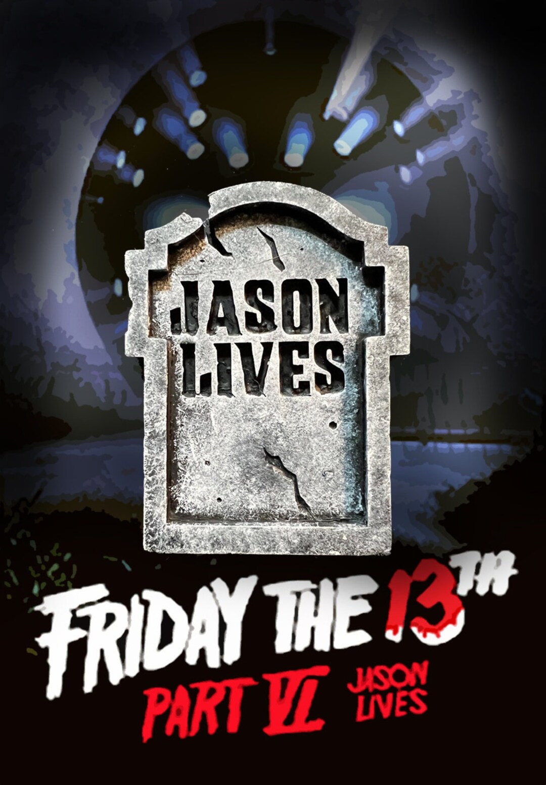 Jason Lives Tombstone Magnet Voorhees Mask - Etsy