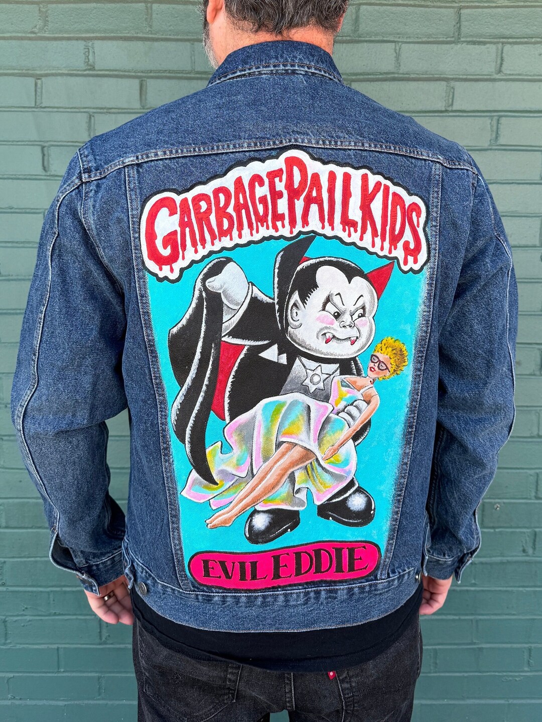 Garbage Pail Kids Custom Denim Jacket - Etsy