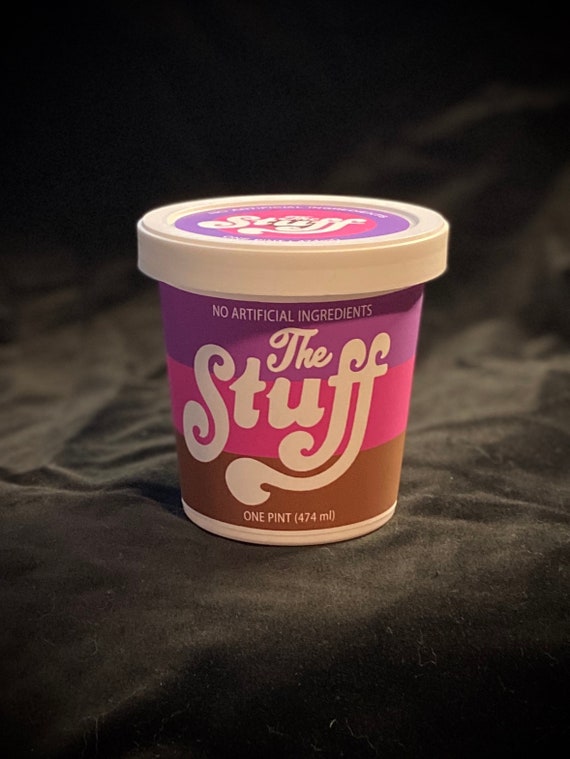 The Stuff Pint Container Movie Prop Dessert Horror 1985 VHS - Etsy