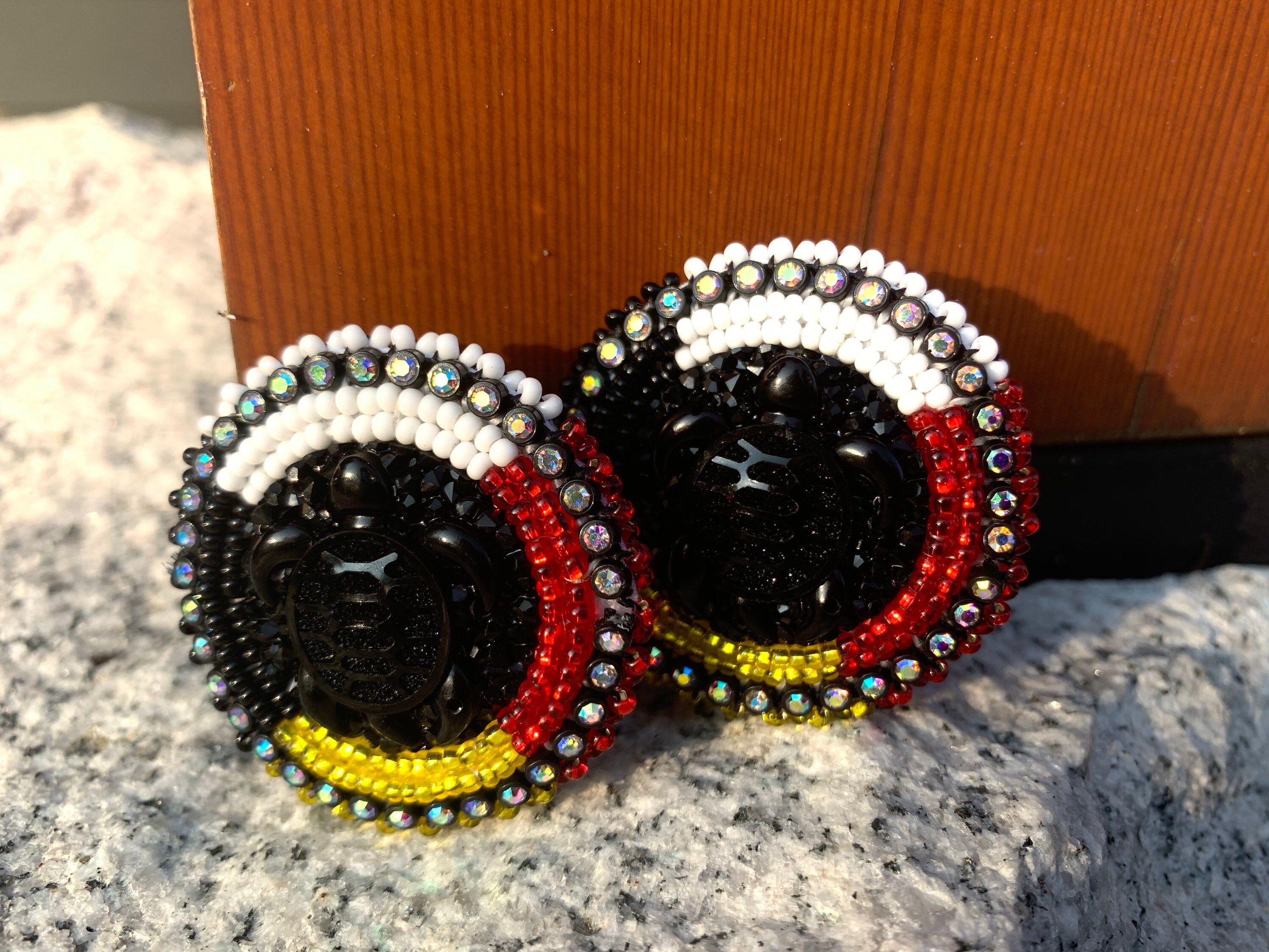 Native American Beaded Turtle Earrings - Etsy