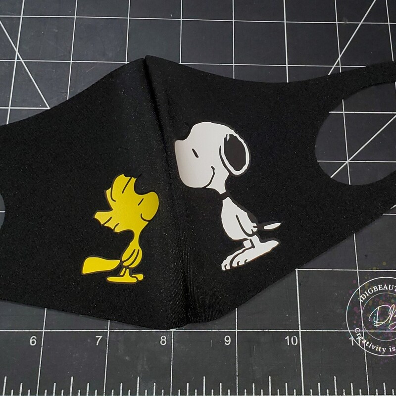 Snoopy Face Mask - Etsy