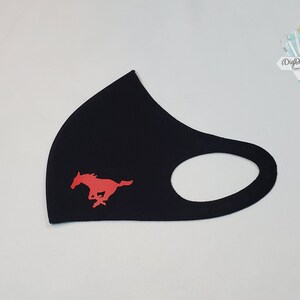 Mustang Face Mask | Mustang | Pony | Customized - Etsy