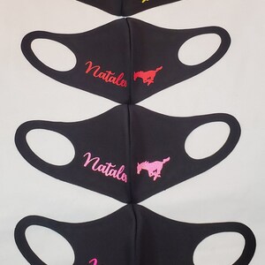 Mustang Face Mask | Mustang | Pony | Customized - Etsy