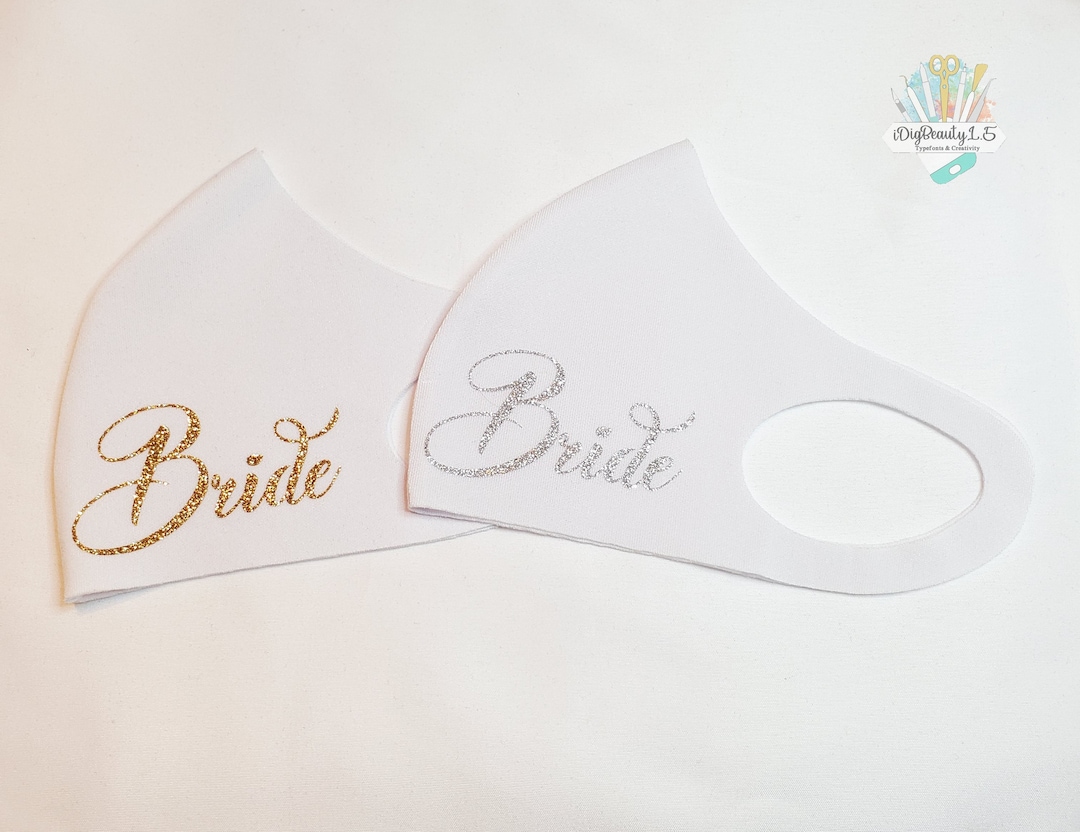 Bride Face Mask | Bride | BRIDAL WEDDING MASK - Etsy