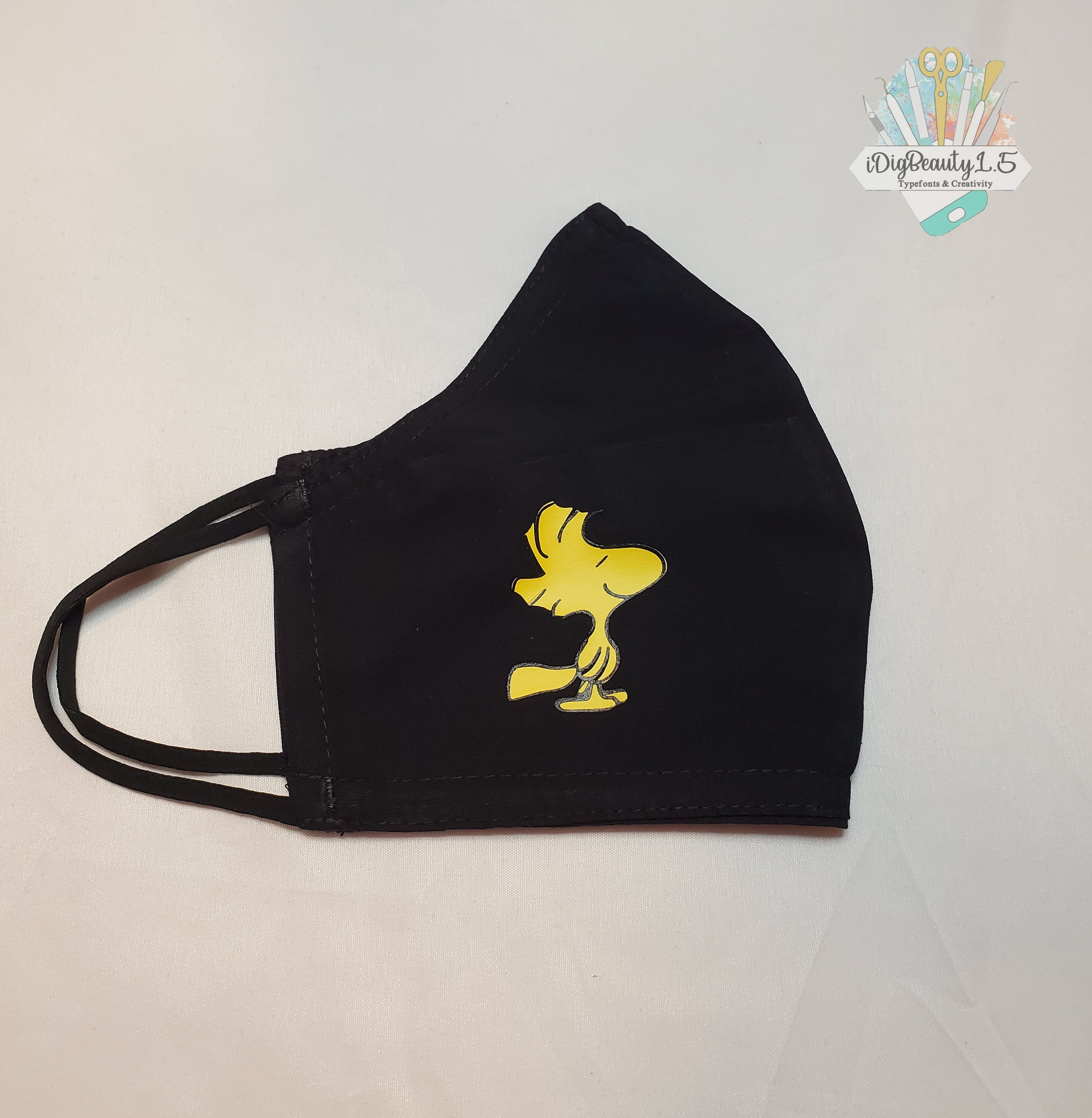 Snoopy Face Mask Snoopy & Woodstock | Etsy