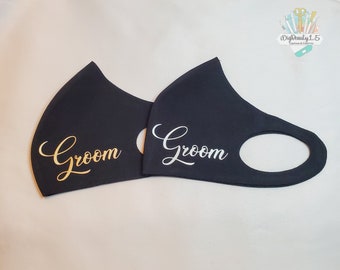 Groom Face Mask - Etsy