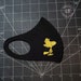 Snoopy Face Mask | Snoopy & Woodstock - Etsy