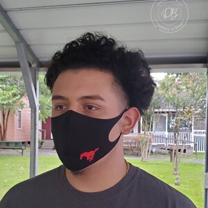 Mustang Face Mask | Mustang | Pony | Customized - Etsy