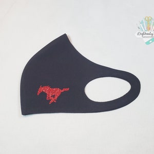 Mustang Face Mask | Mustang | Pony | Customized - Etsy