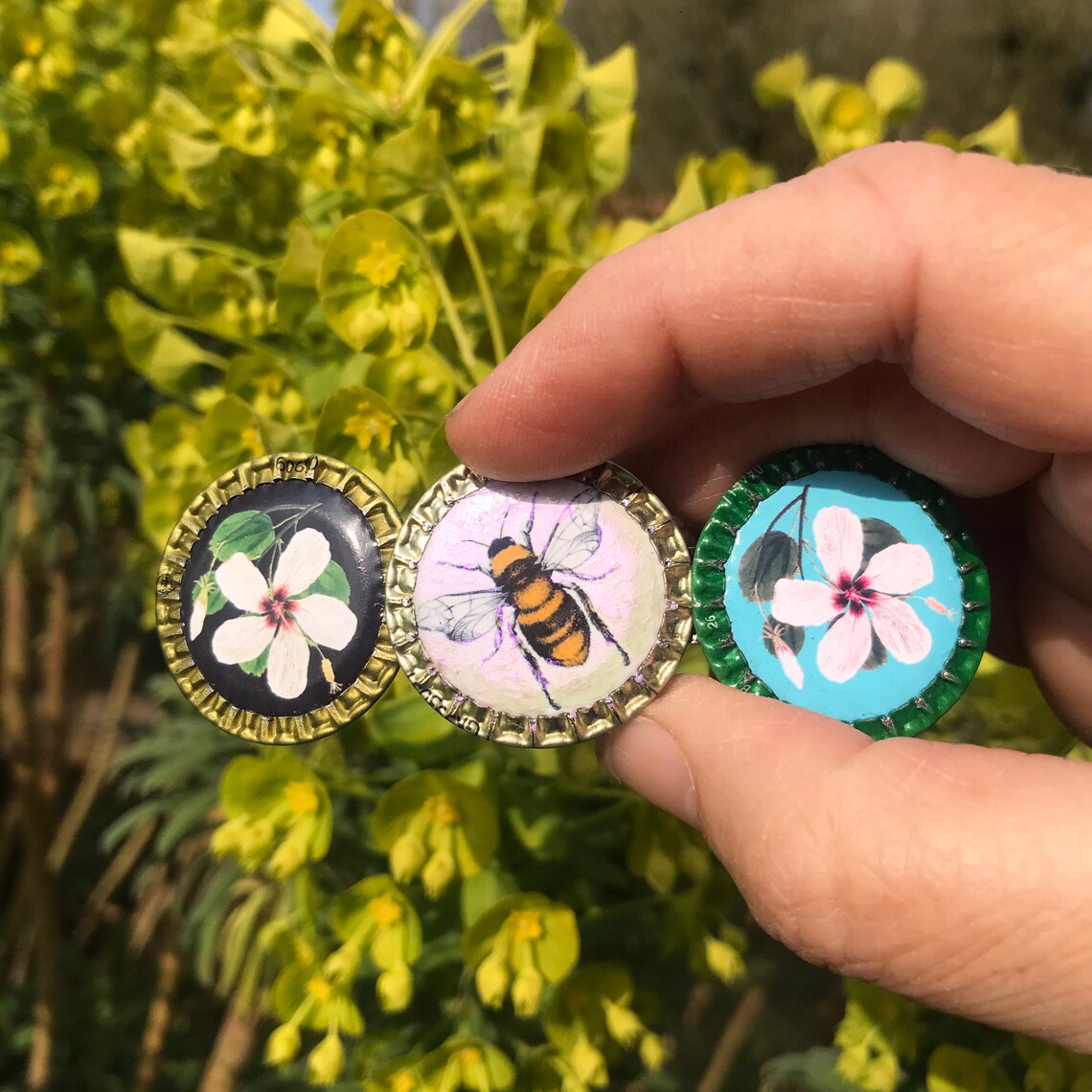 We Need the Bees Eco Recycled Aluminium Bottle Top Eco Hair - Etsy