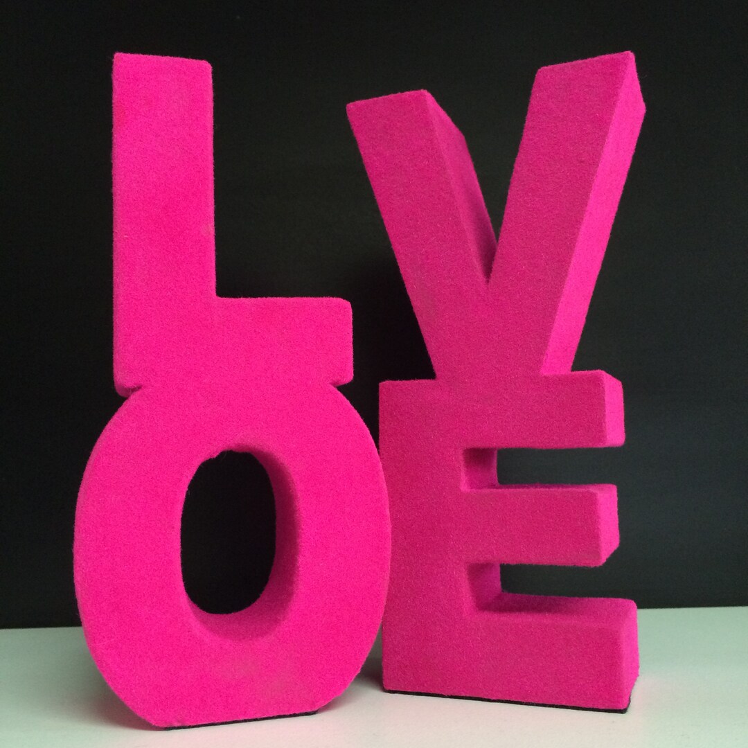LOVE Bookends Set of 2 - Etsy