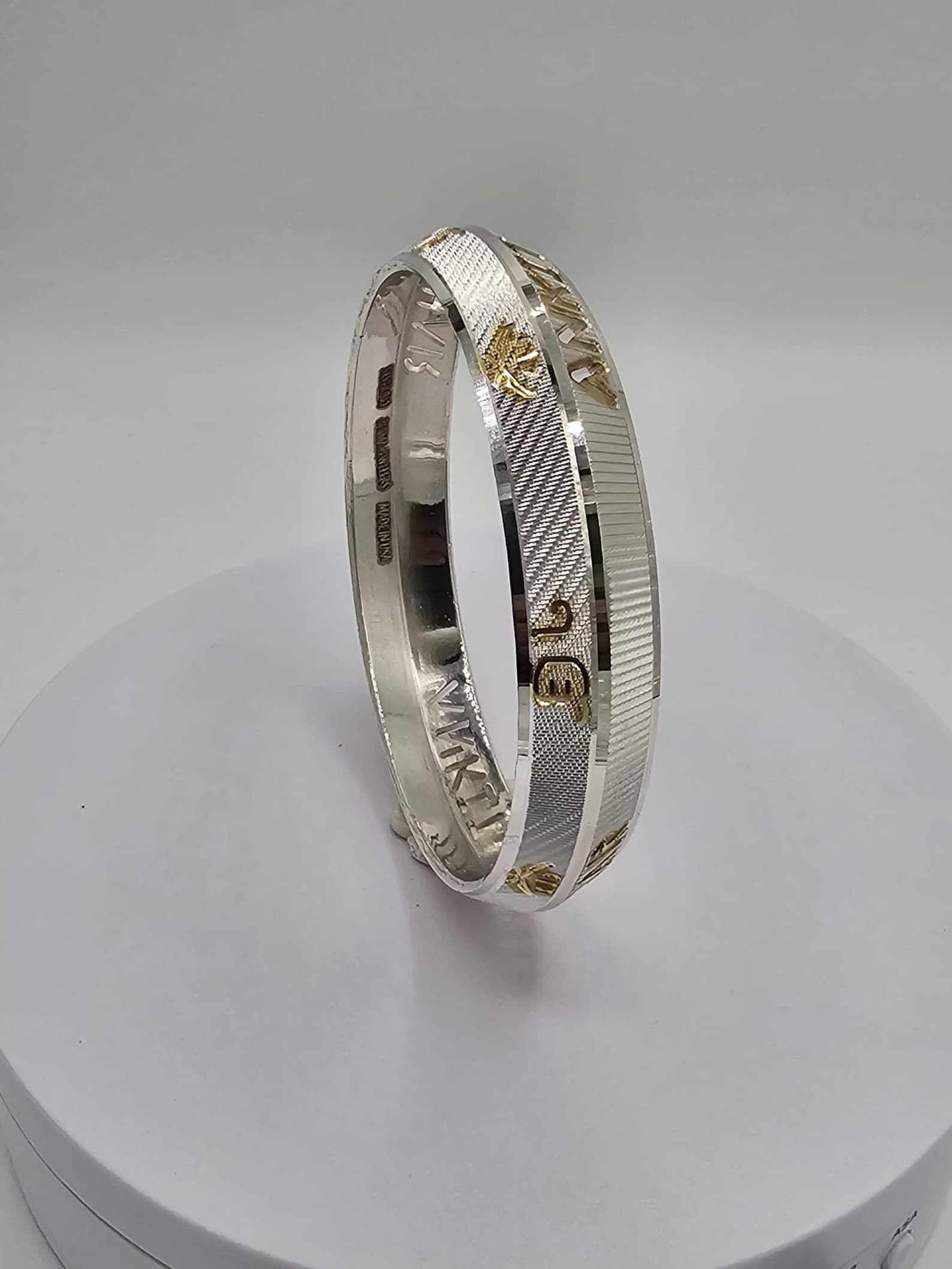 999 Pure Silver Punjabi Kada: Handmade Sikh Bracelet - Etsy