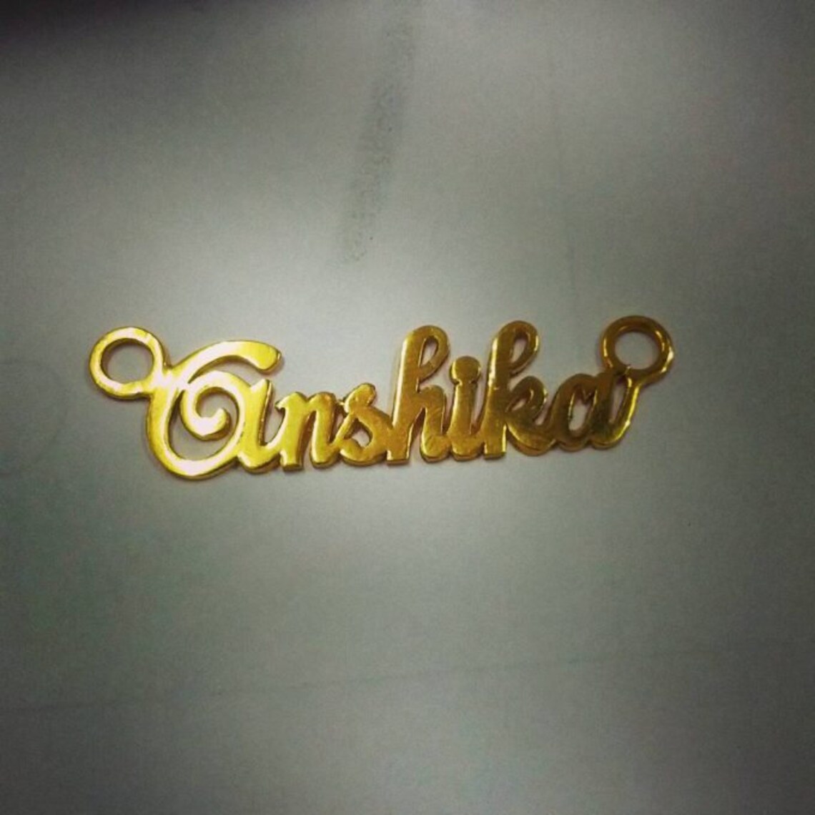 Customized 22kt Gold Name Plate Gold Personalized Custom Handmade Name ...