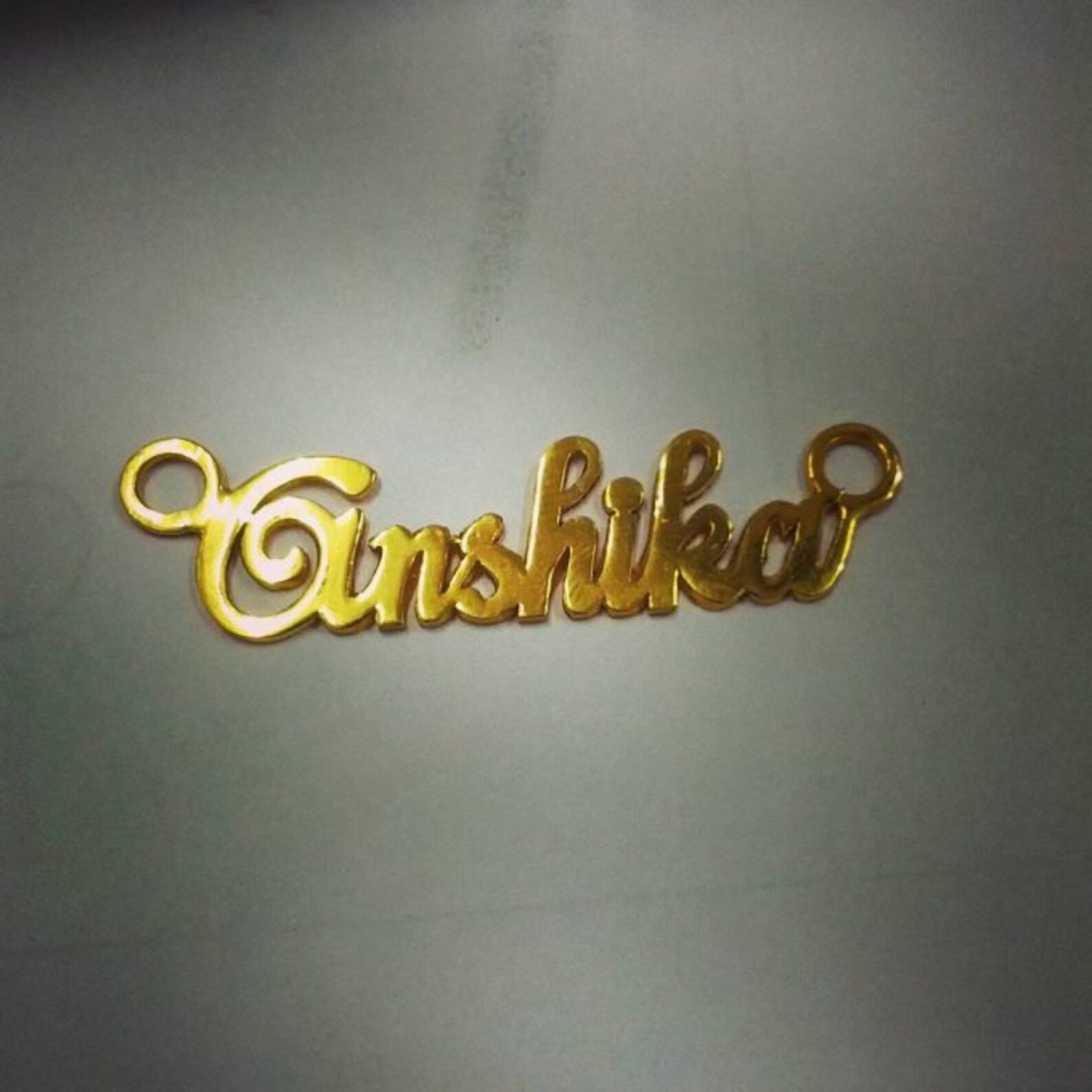 Customized 22kt Gold Name Plate Gold Personalized Custom Handmade Name ...