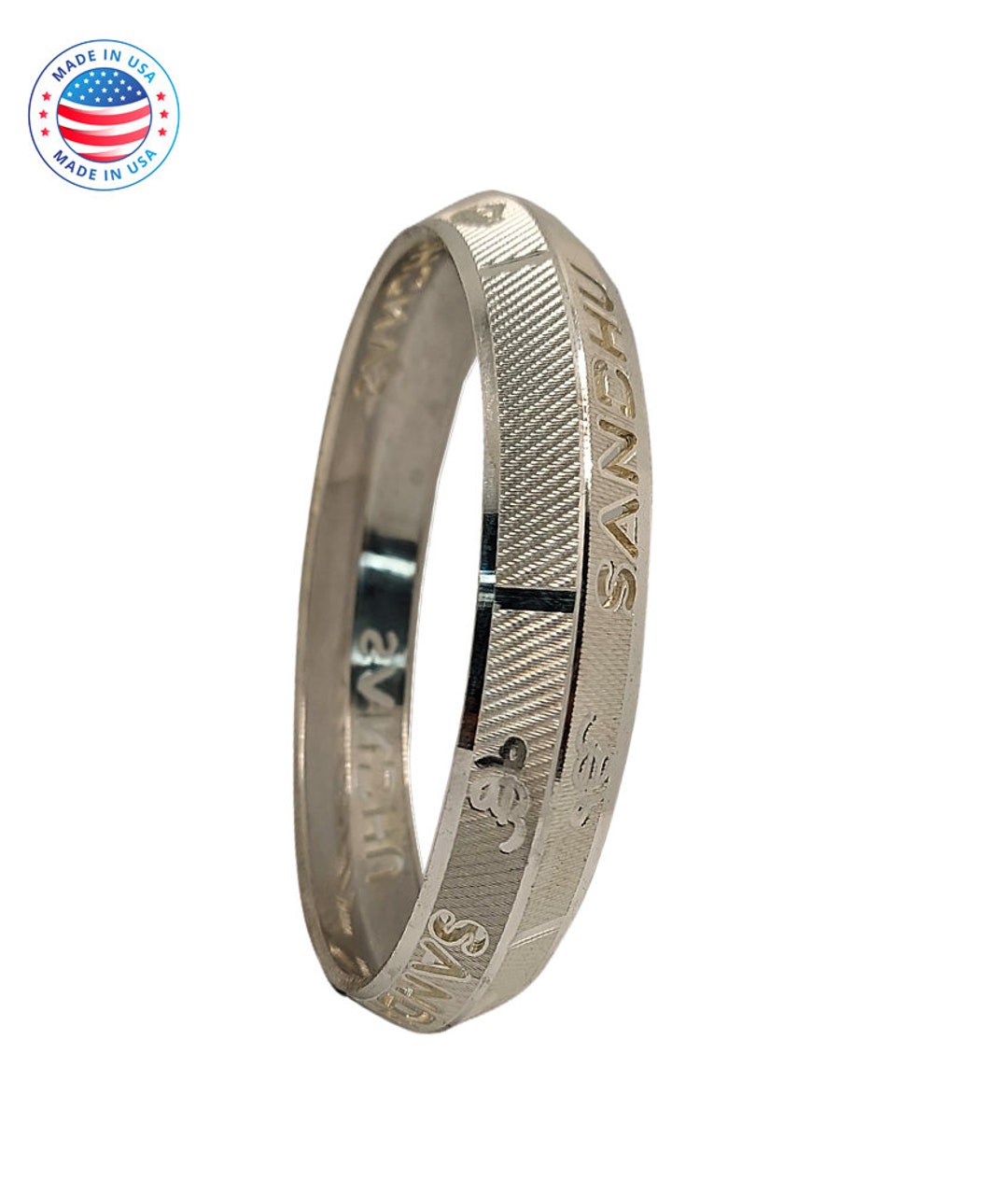 Handmade 999 Sterling Silver Sikh Kada: Custom Punjabi Bracelet - Etsy
