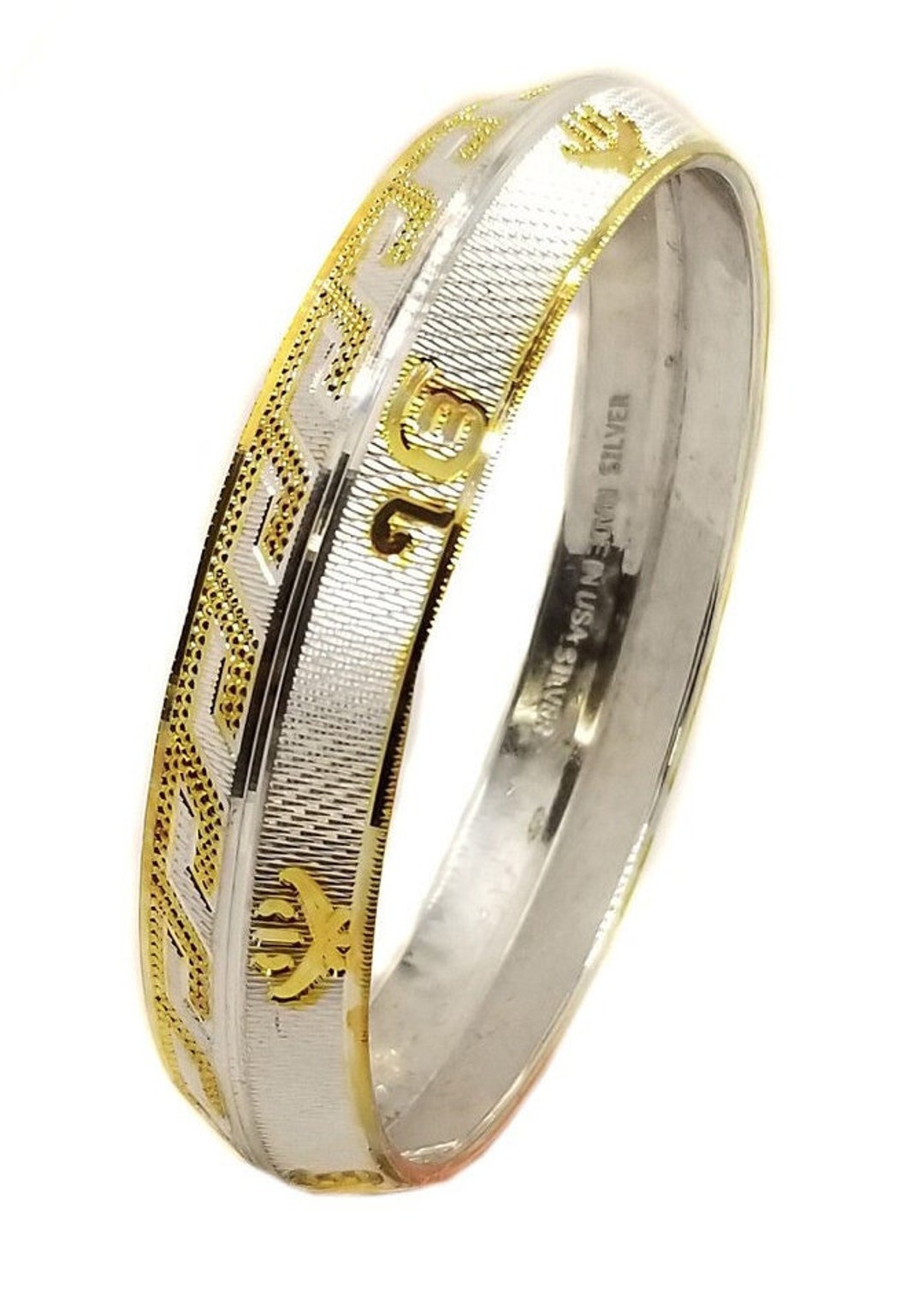 925 Silver Punjabi Kada | Men's Sikh Kada Bracelet | Non-adjustable ...