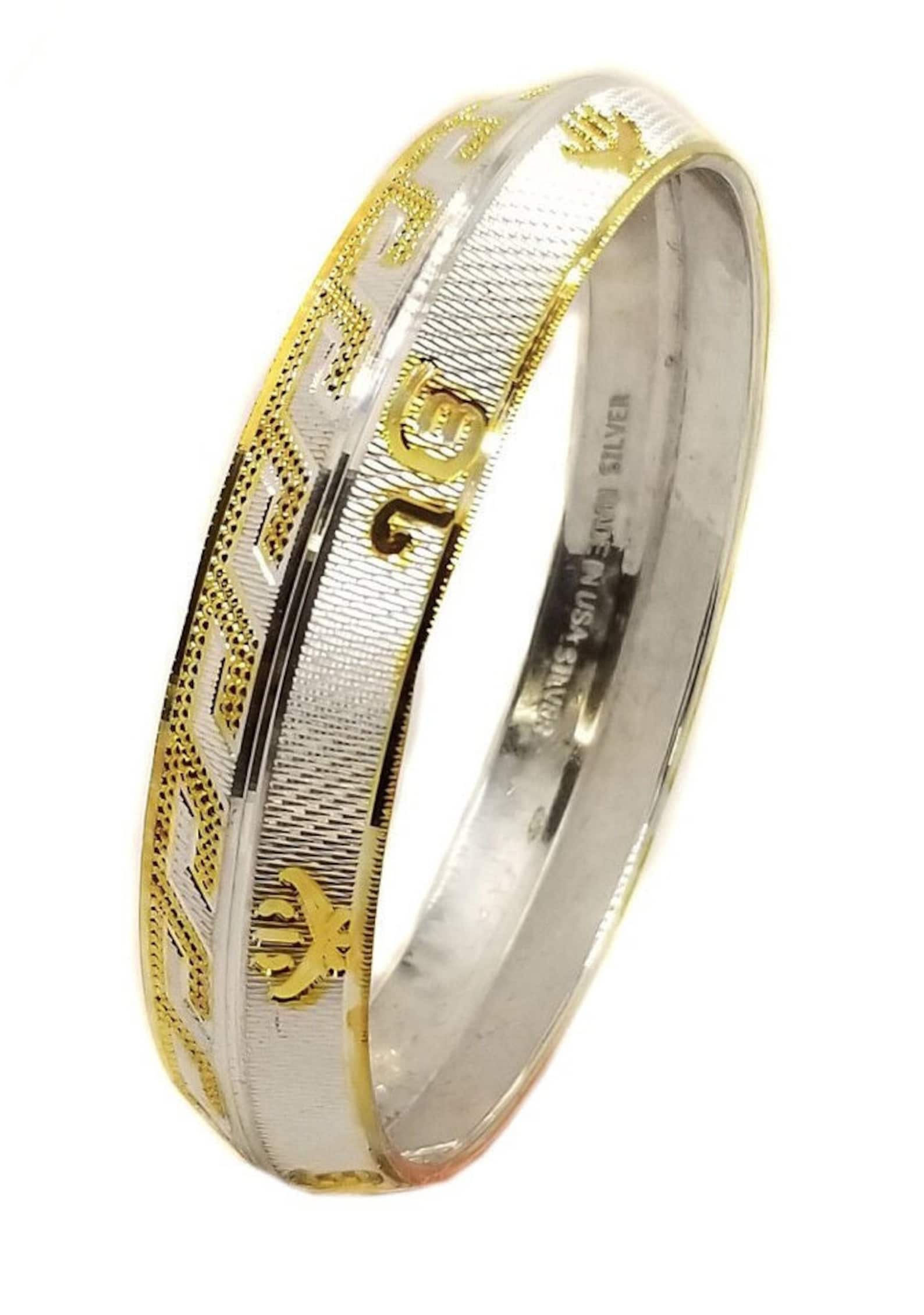 925 Silver Punjabi Kada | Men's Sikh Kada Bracelet | Non-adjustable ...
