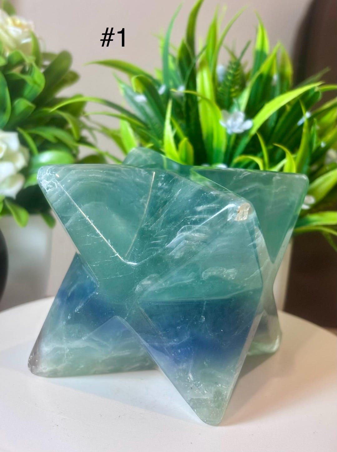 Green/blue Fluorite Merkaba | You Choose 4 Available | Light, Spirit ...