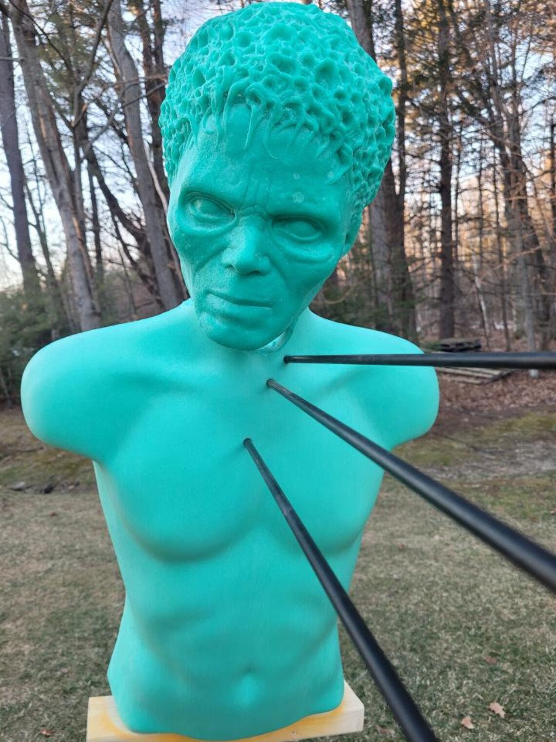 Zombie Bust With Torso | Etsy